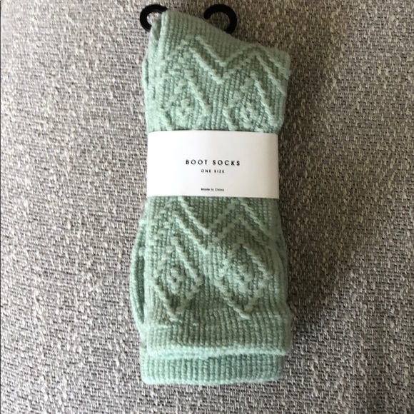 Other | Nwt Mint Green Boot Sock | Poshmark